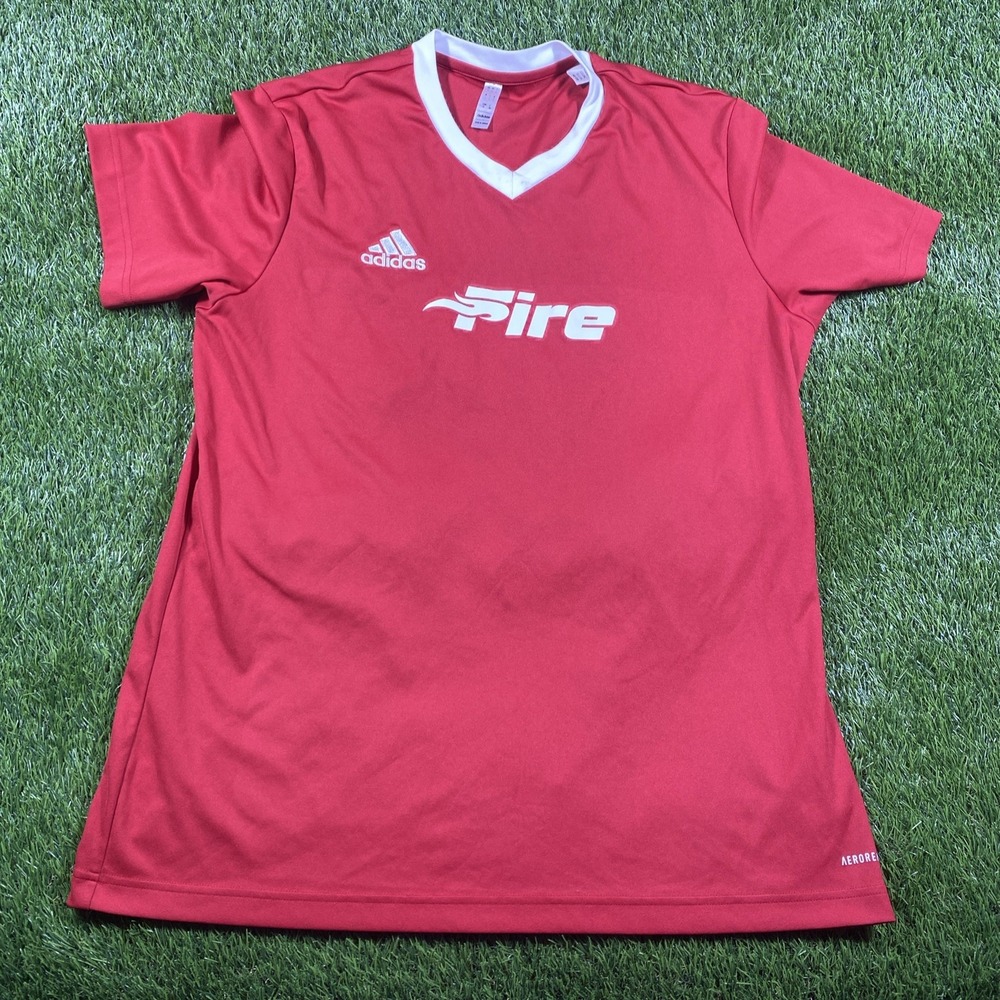 Chicago Fire Adidas Soccer Jersey Mens Large Red Aero… - Gem